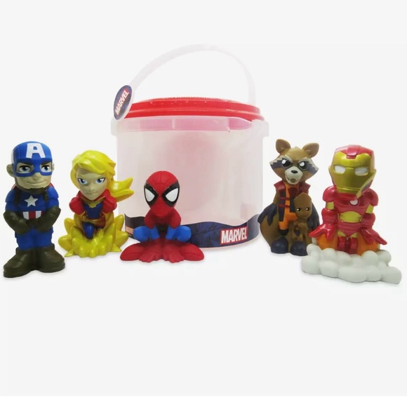 Marvel | Toys | Marvel Heroes Bath Set Collectors Bucket Edition 6m ...
